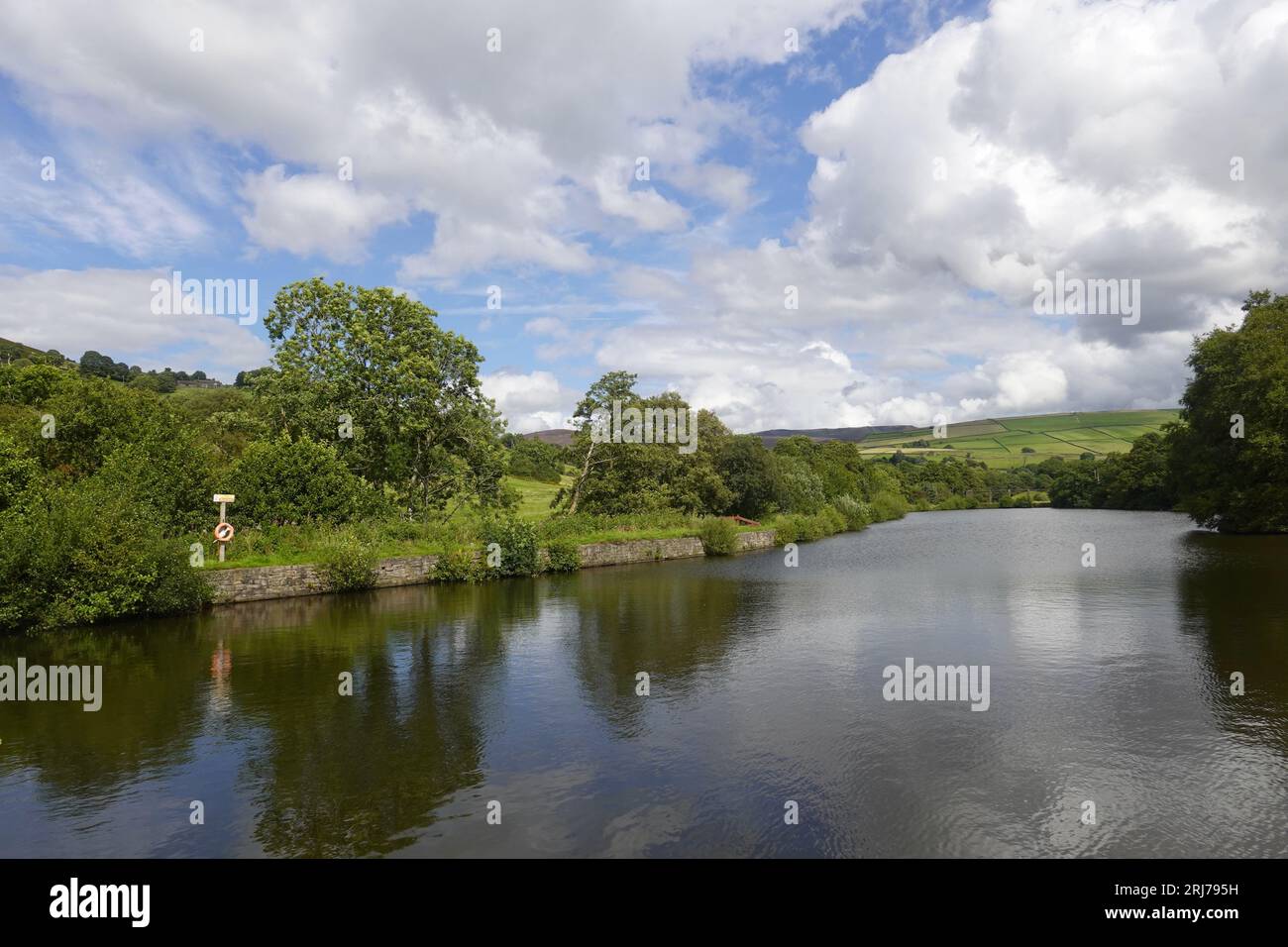 The Birch Vale reservoir, Derbyshire Stock Photo - Alamy