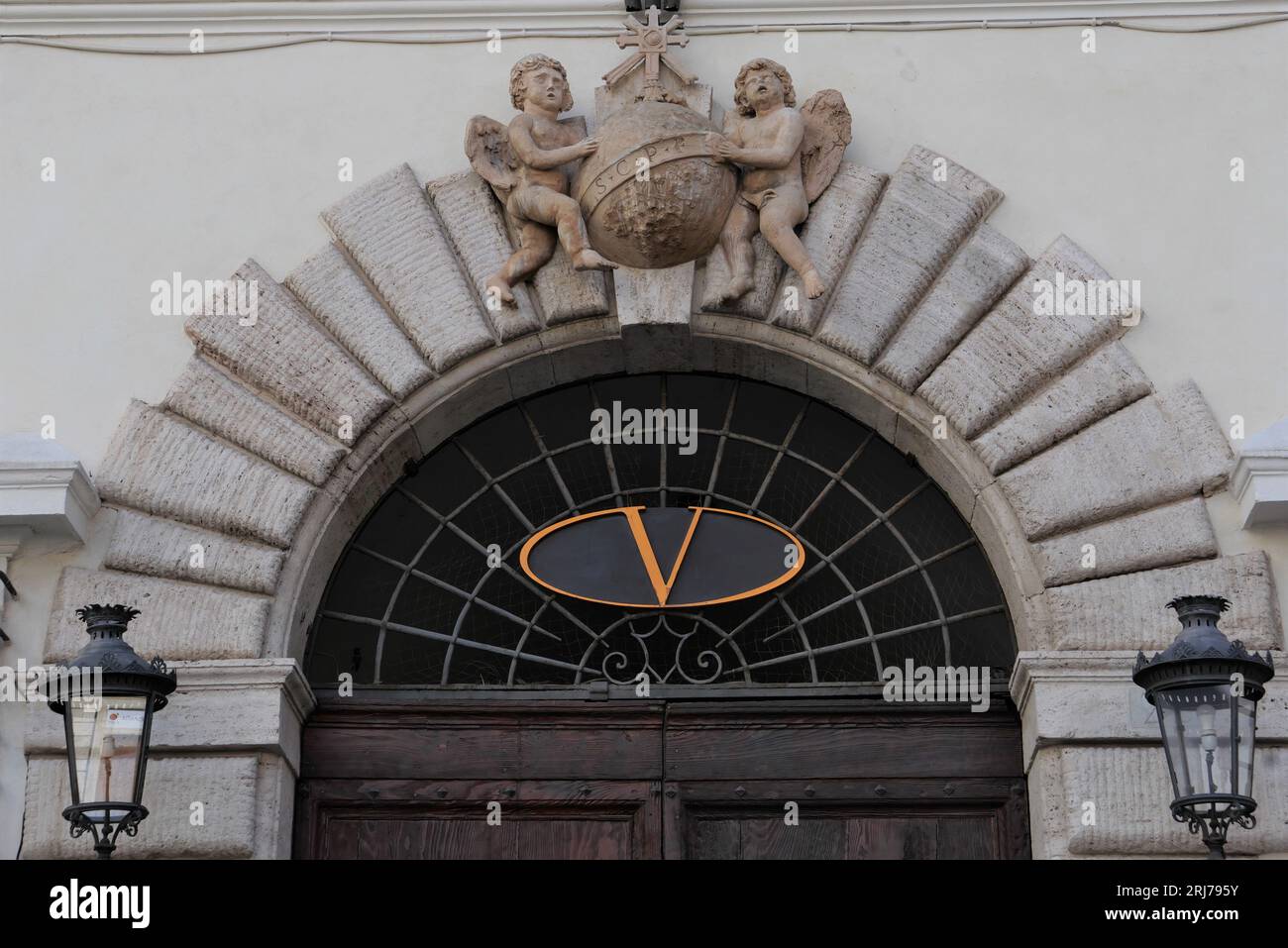 SIGN OF VALENTINO FASHION BRAND Stock Photo - Alamy