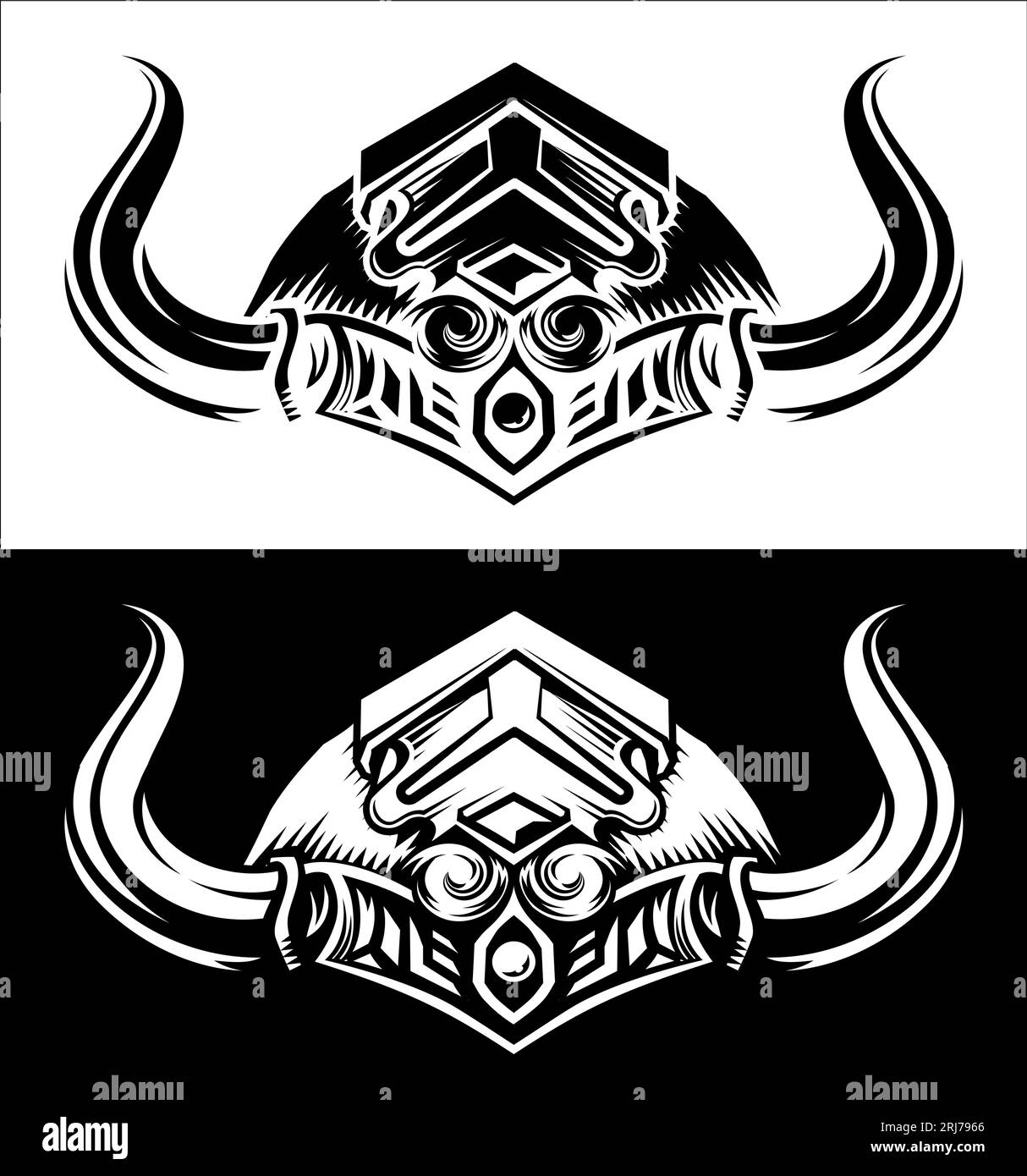Viking Warrior Helmet Stock Vector Image & Art - Alamy
