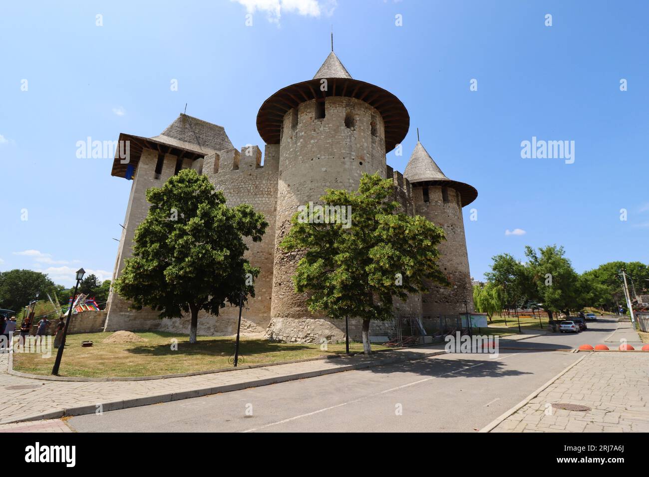 Soroca, Moldova - June 24, 2023: View of medieval fort in Soroca. Fort ...