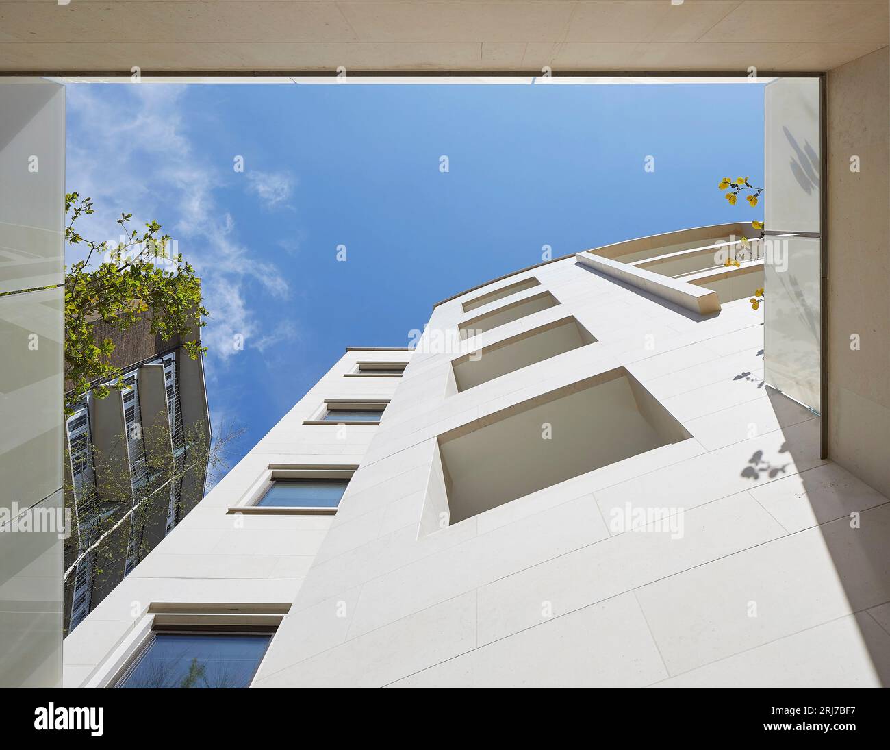 Facade with windows from below. Wellington Road, London, United Kingdom ...