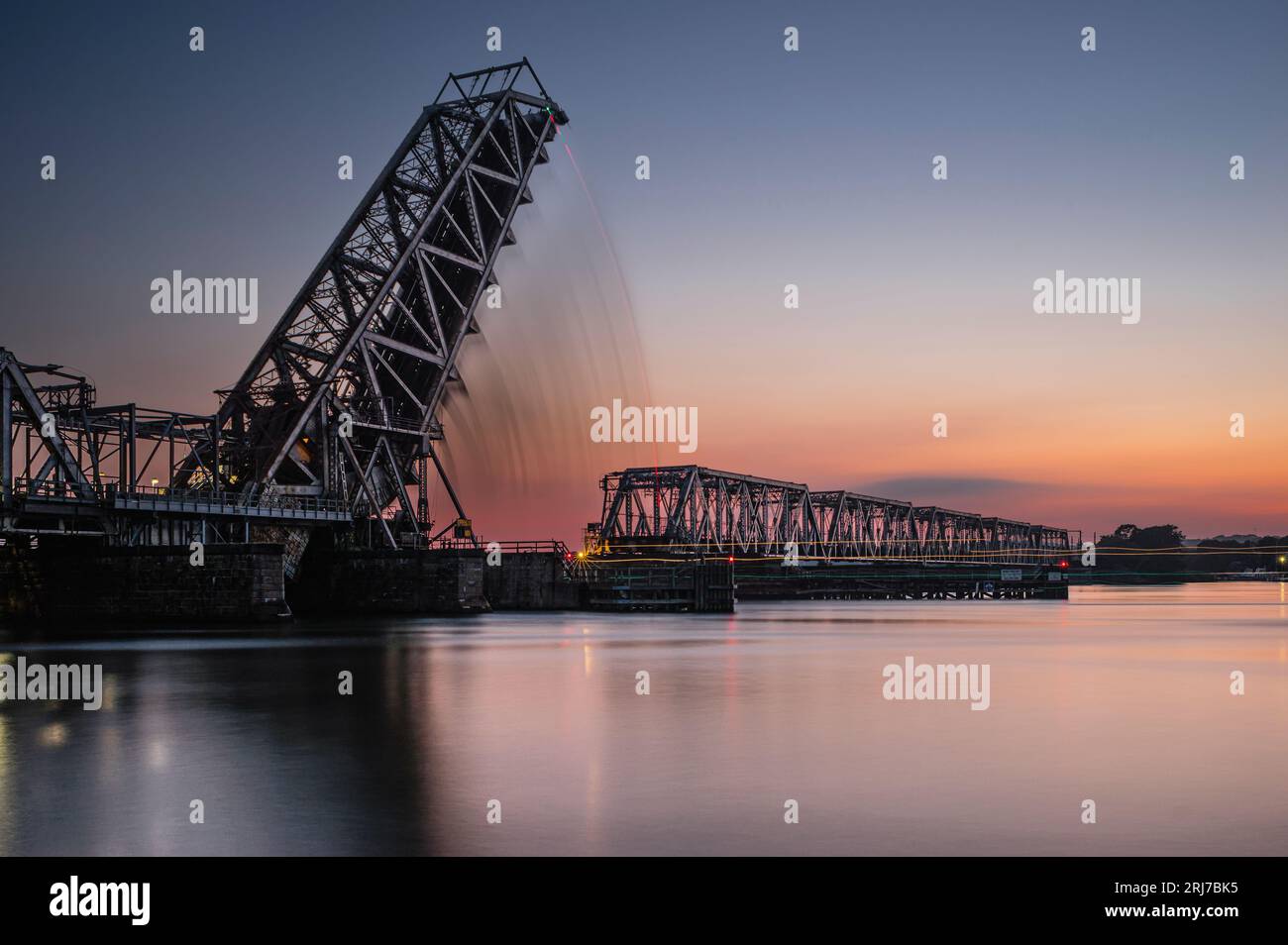 Amtrak Old Saybrook – Old Lyme Bridge Old Lyme, Connecticut, USA Stock ...