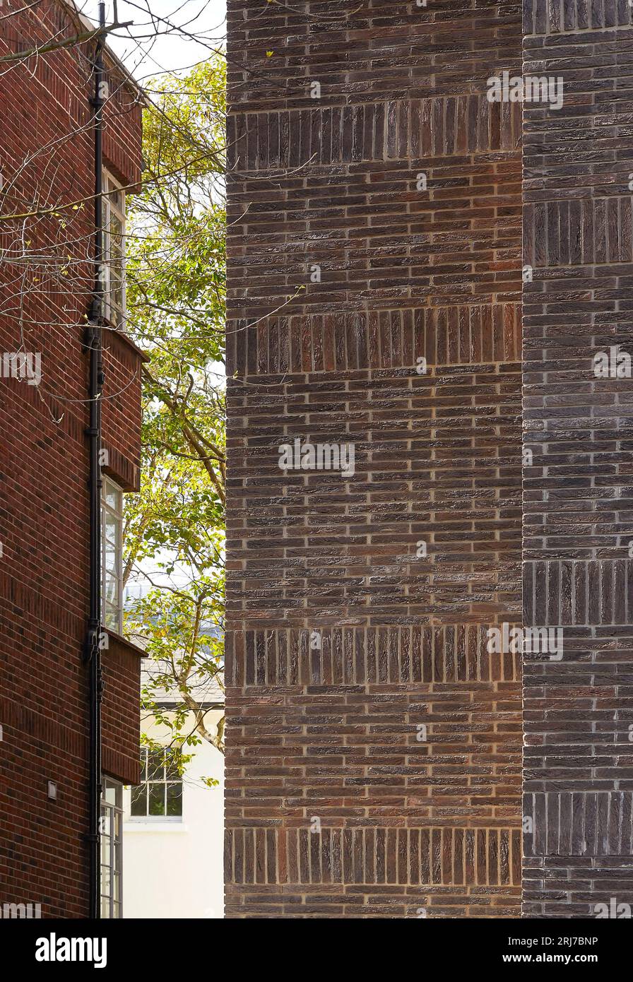 Brickwork detail. Wellington Road, London, United Kingdom. Architect ...