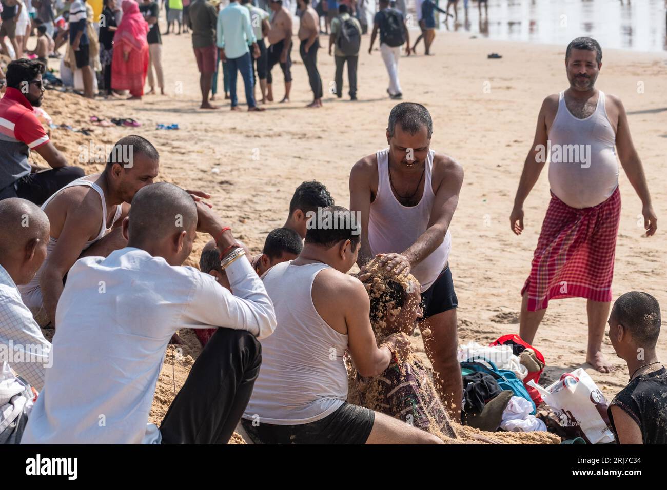 Indian bathing 2023 hi-res stock photography and images - Alamy