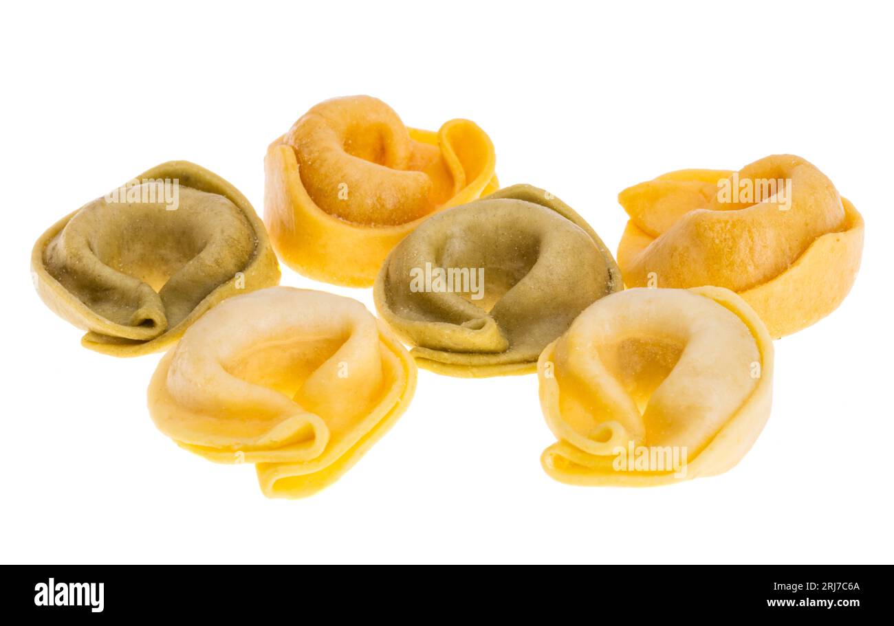 dry ravioli isolated on white background Stock Photo - Alamy