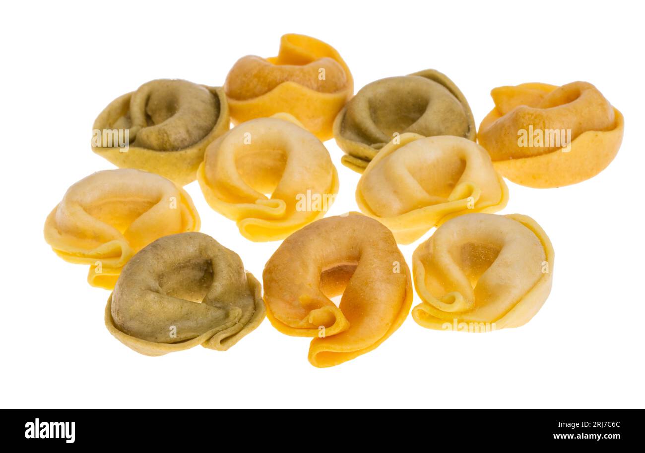 dry ravioli isolated on white background Stock Photo - Alamy