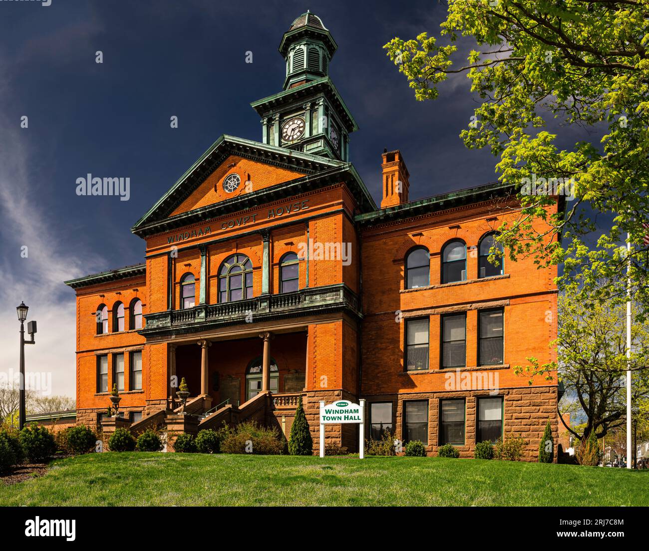 Town Hall Willimantic Main Street Historic District Windham ...