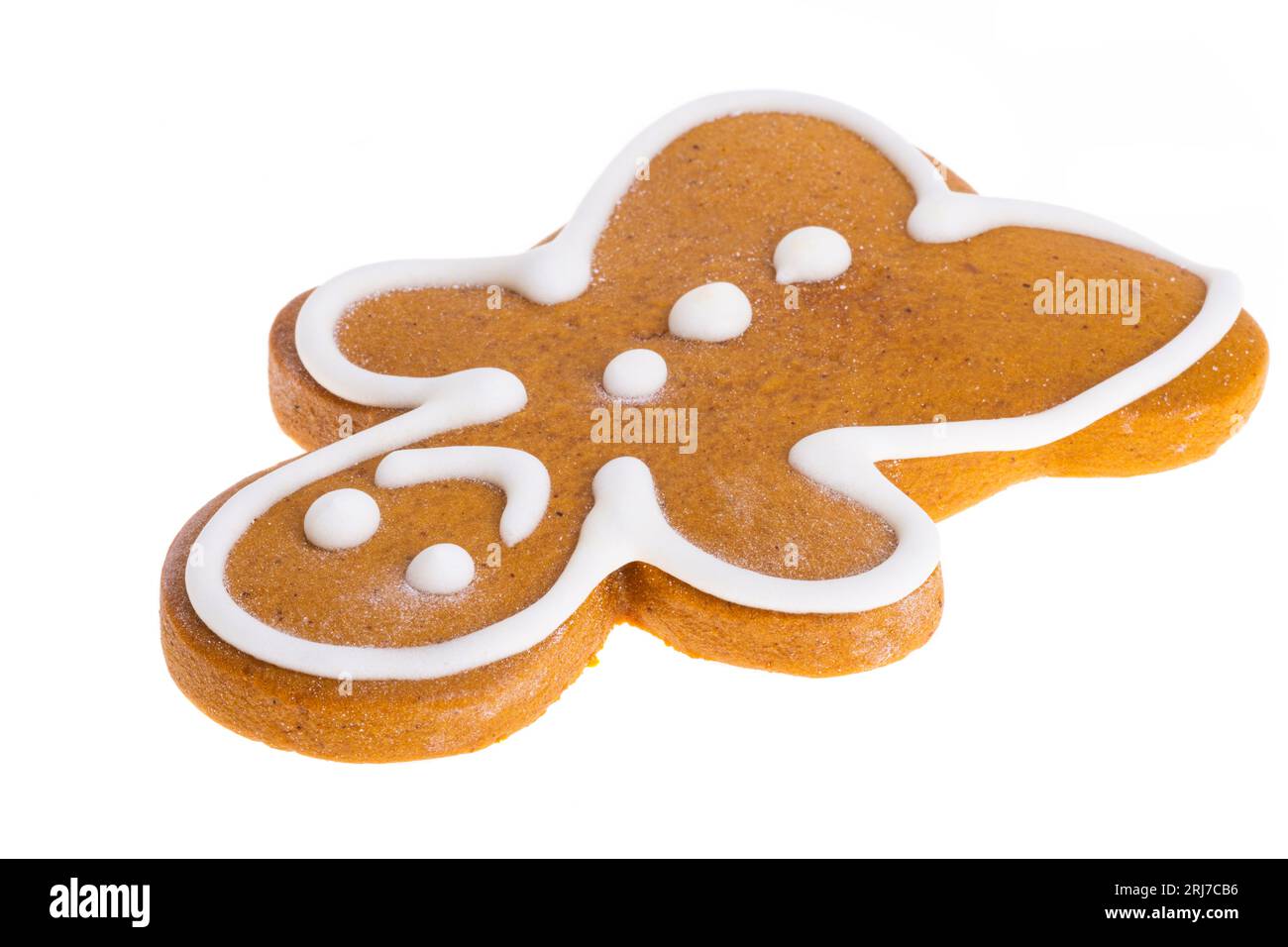 gingerbread isolated on white background Stock Photo - Alamy
