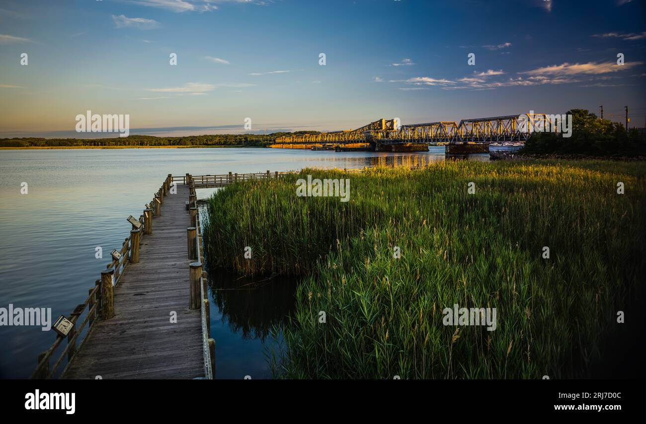 Amtrak Old Saybrook – Old Lyme Bridge Ferry Landing State Park Fishing ...