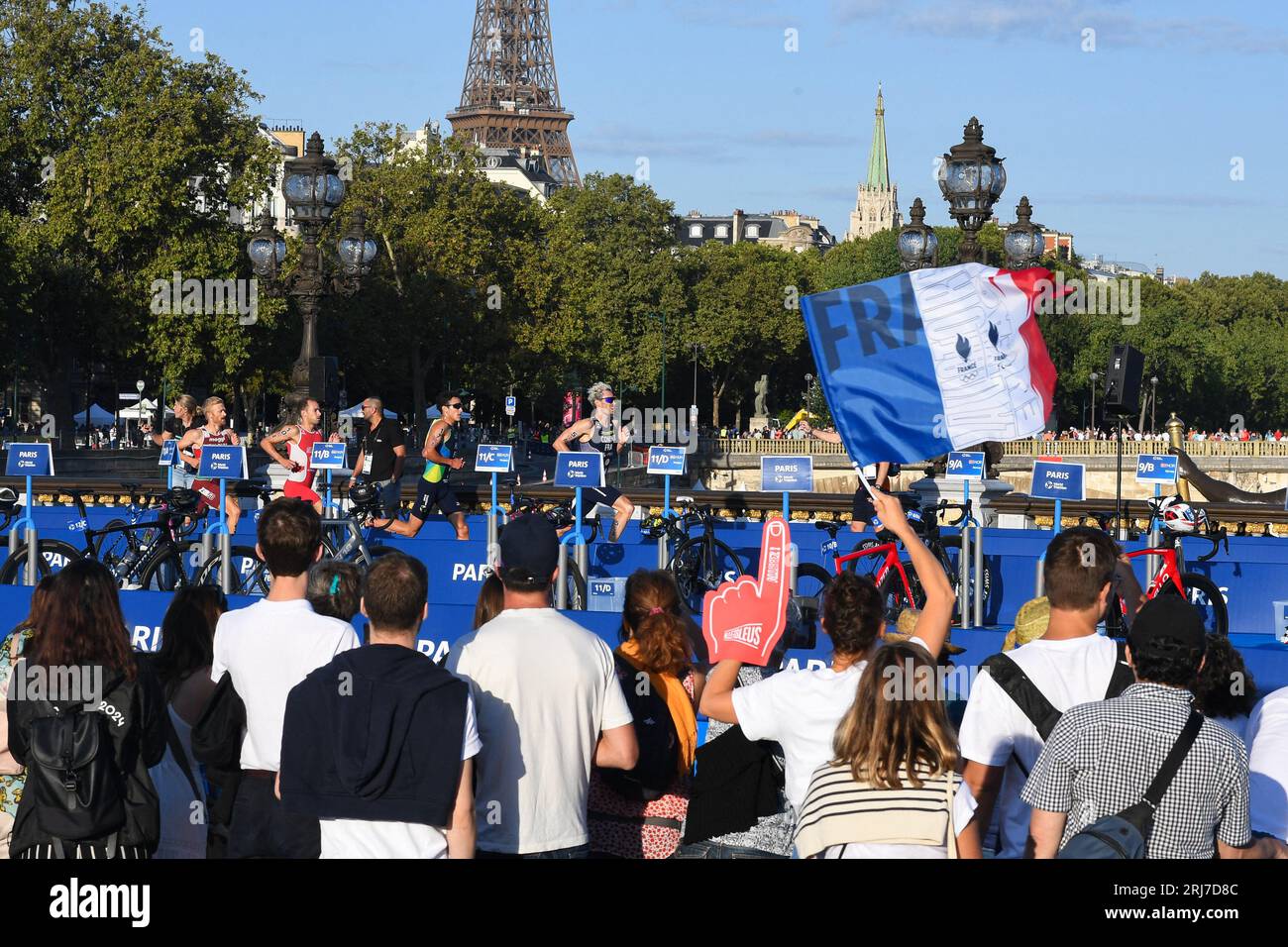 Paris, France. 20th Aug, 2023. during the mixed relay of the test event ...