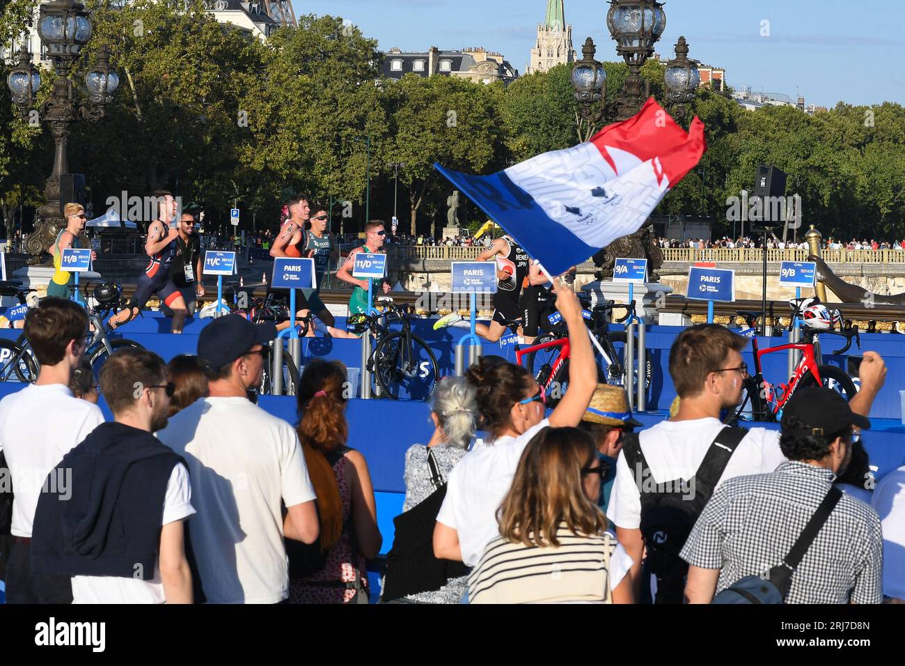 Paris, France. 20th Aug, 2023. during the mixed relay of the test event ...