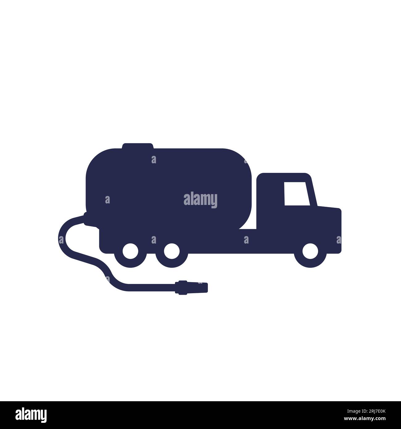 vacuum truck icon, sewer cleaner vector Stock Vector Image & Art - Alamy