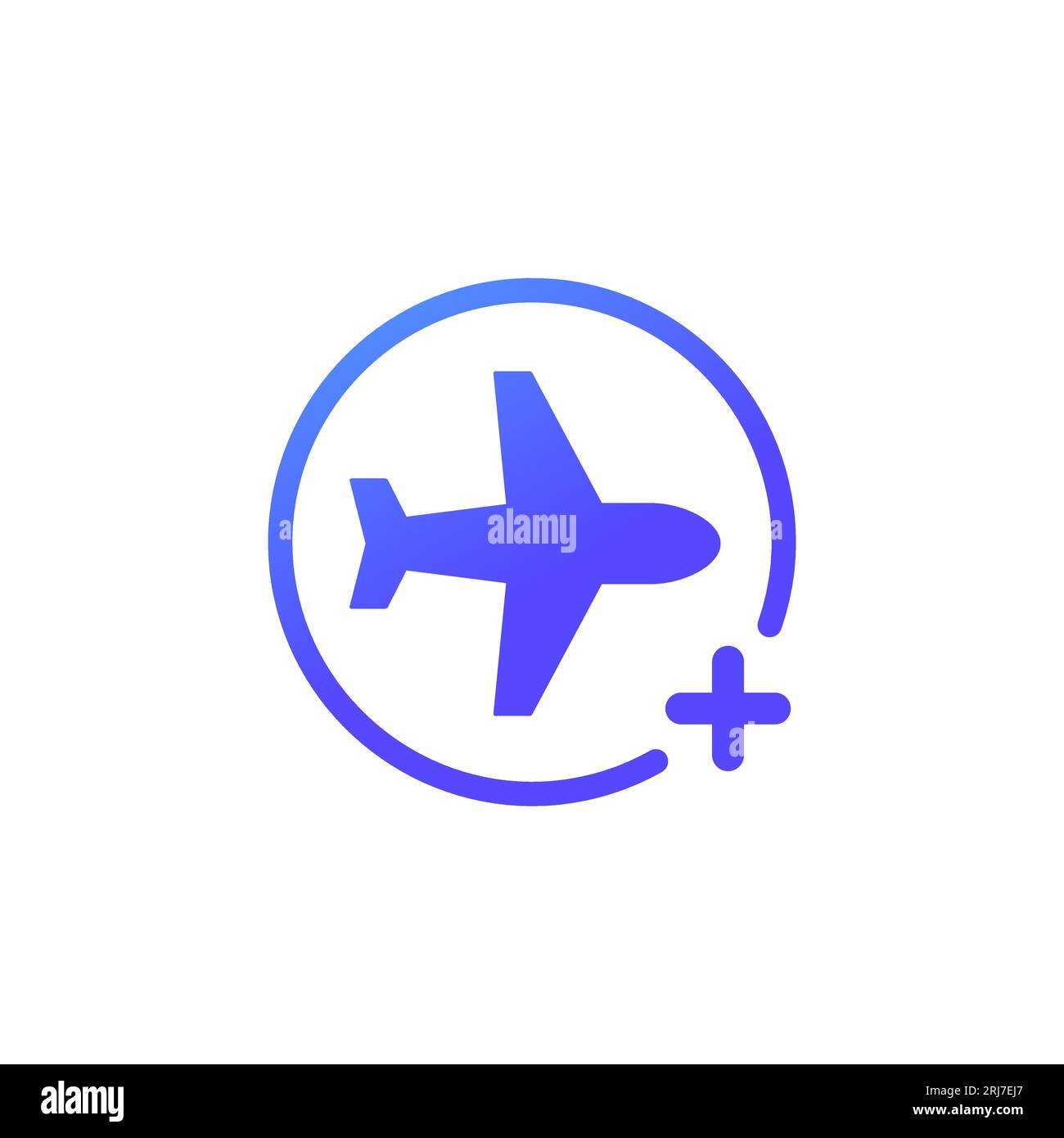 Airplane booking icon on Cut Out Stock Images & Pictures - Alamy