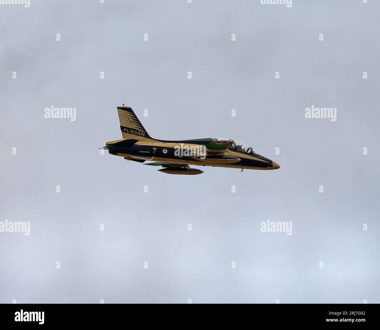 The United Arab Emirates aerobatic display team at RIAT 2023 Stock ...