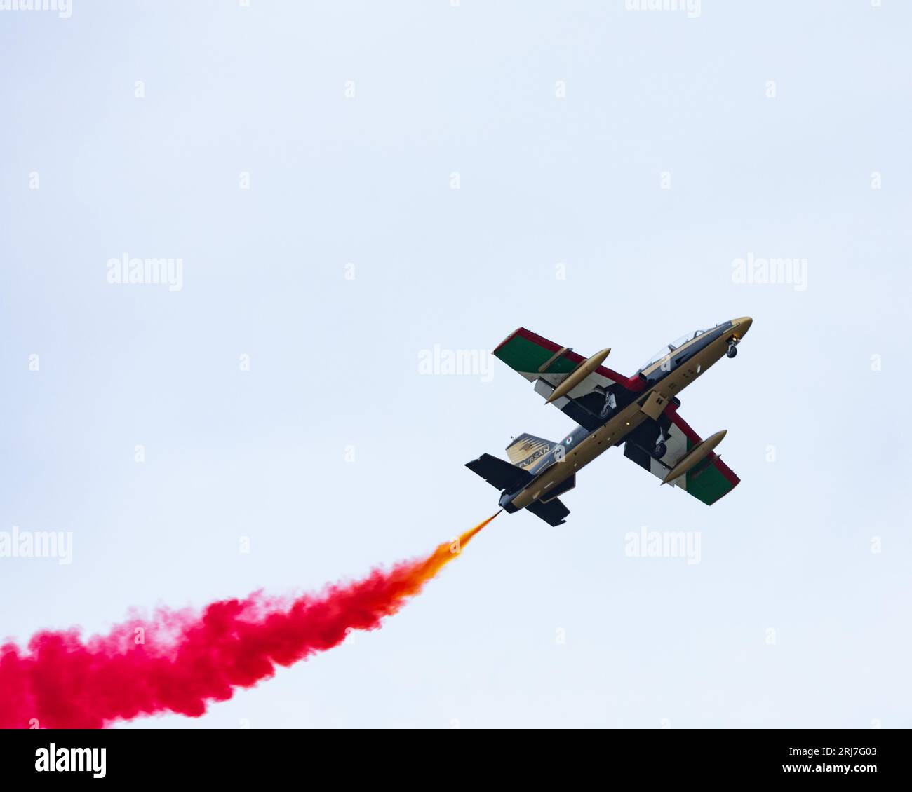 The United Arab Emirates aerobatic display team at RIAT 2023 Stock ...