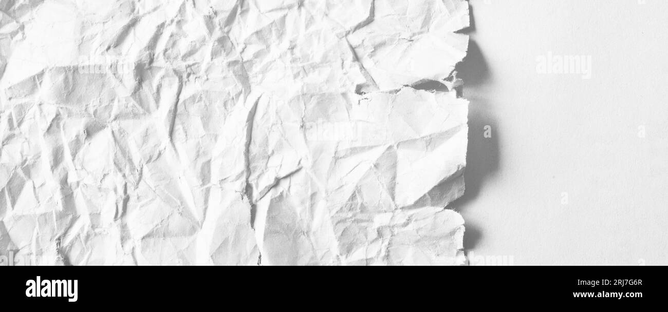 Creative background with scattered overlay of crumpled papers Stock ...