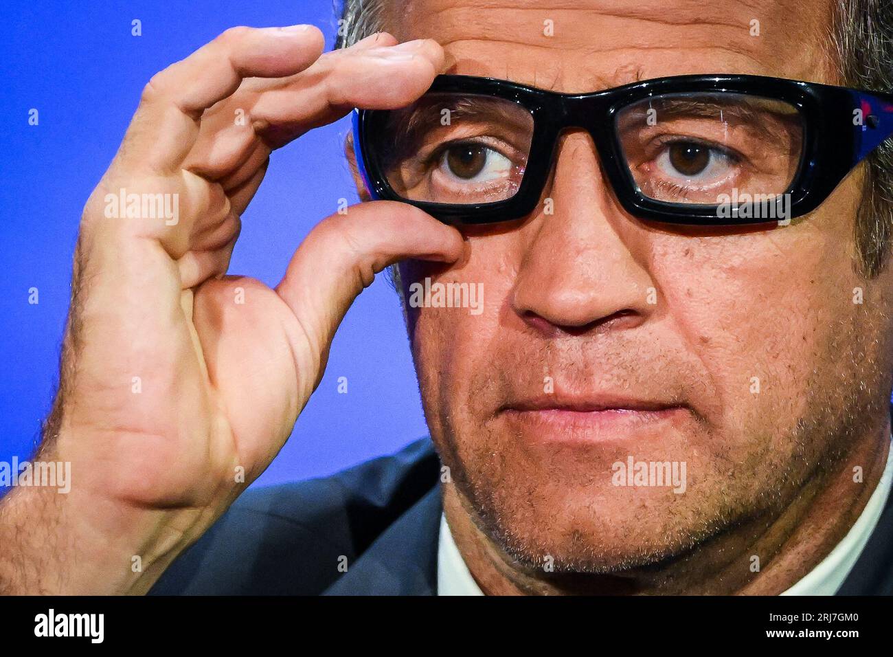 Fabien GALTHIE of France during the press conference of the French ...