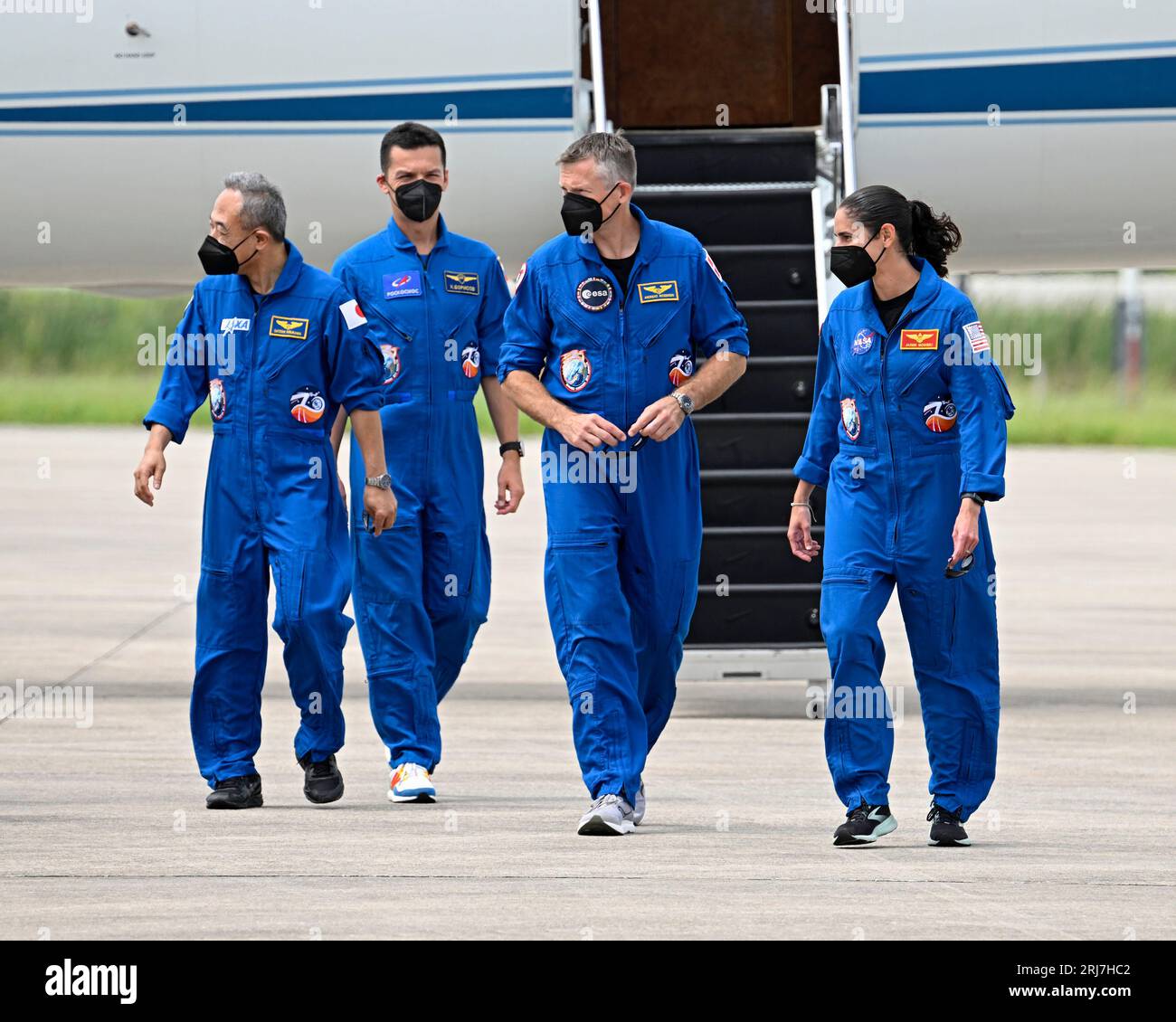 Members of the next NASA-SpaceX crew to fly to the International Space ...