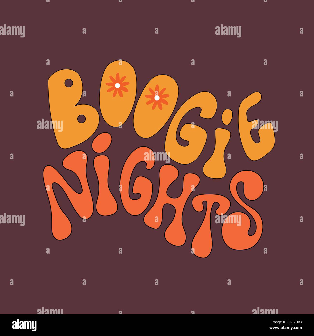 Boogie nights Stock Vector Images - Alamy