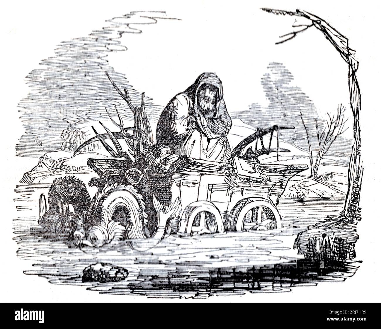 The Every-Day Book, William Hone (London, 1826) - February Stock Photo ...