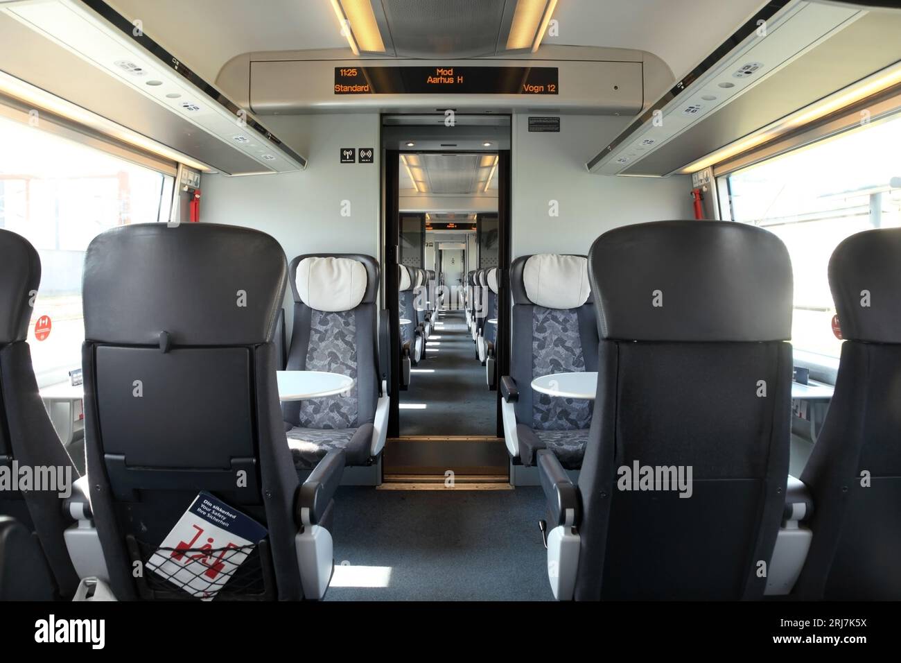 Interior of DSB (Danish Railways) AnsaldoBreda-built IC4 class MG Inter ...