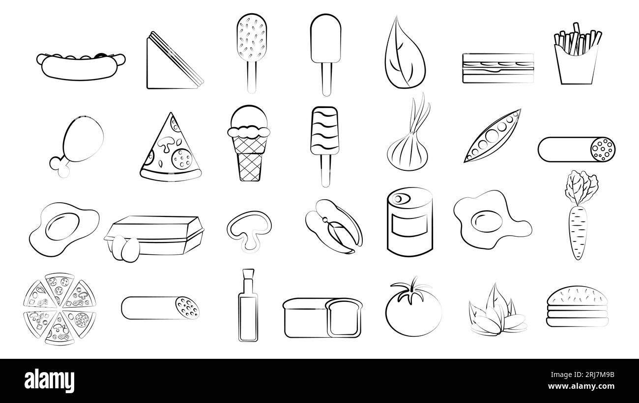 Potato salad snack fish Stock Vector Images - Alamy