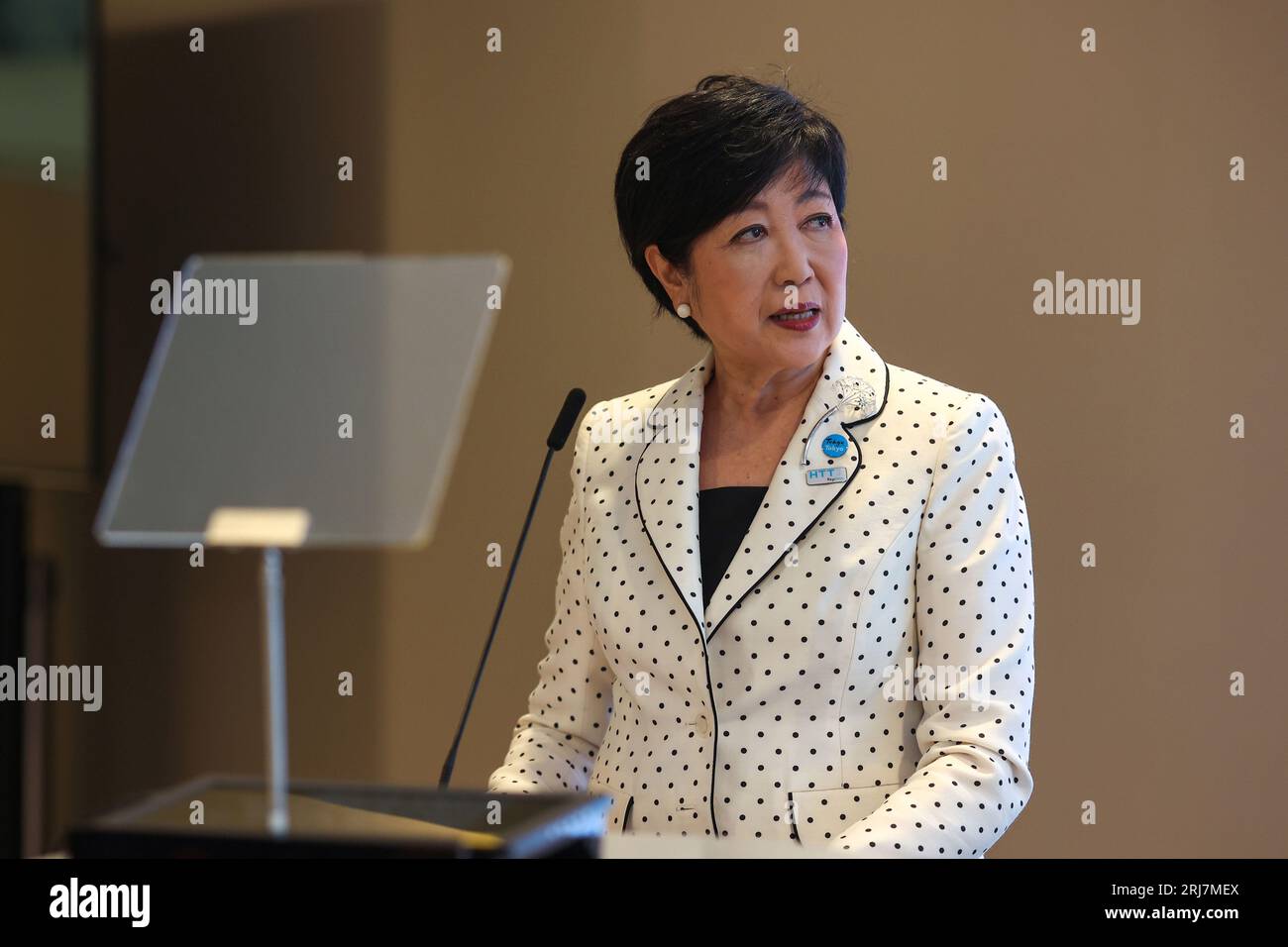 Helsinki, Uusimaa, Finland. 21st Aug, 2023. Governor of Tokyo Yuriko ...
