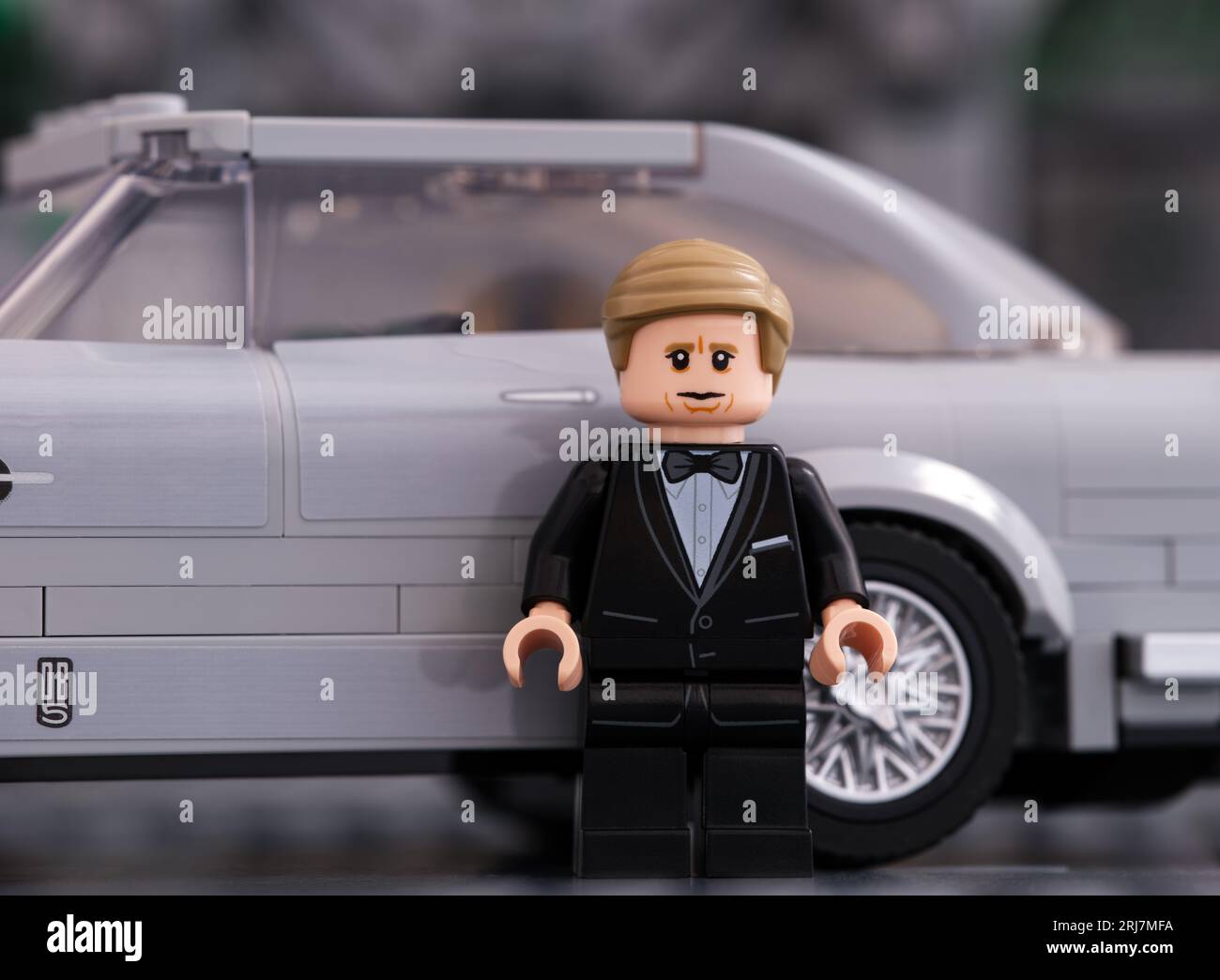 Tambov, Russian Federation - January 06, 2023 A Lego No Time to Die ...