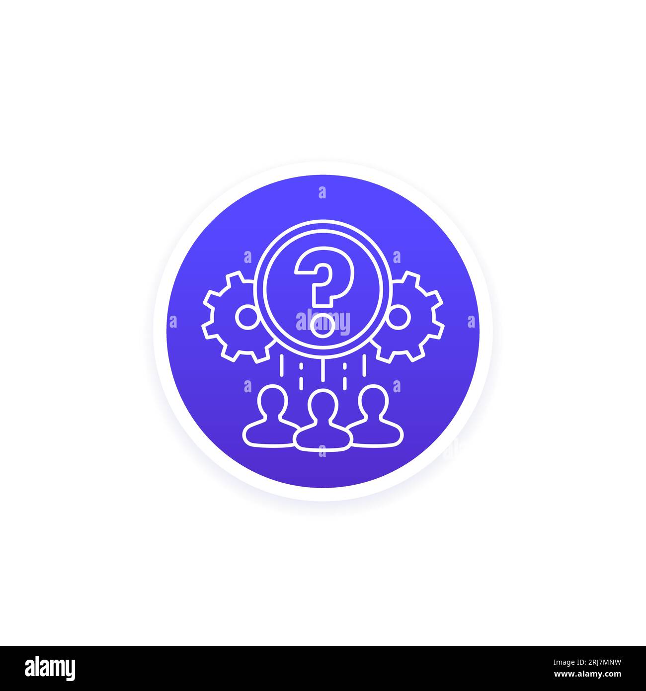 Service master line icon Stock Vector Images - Alamy