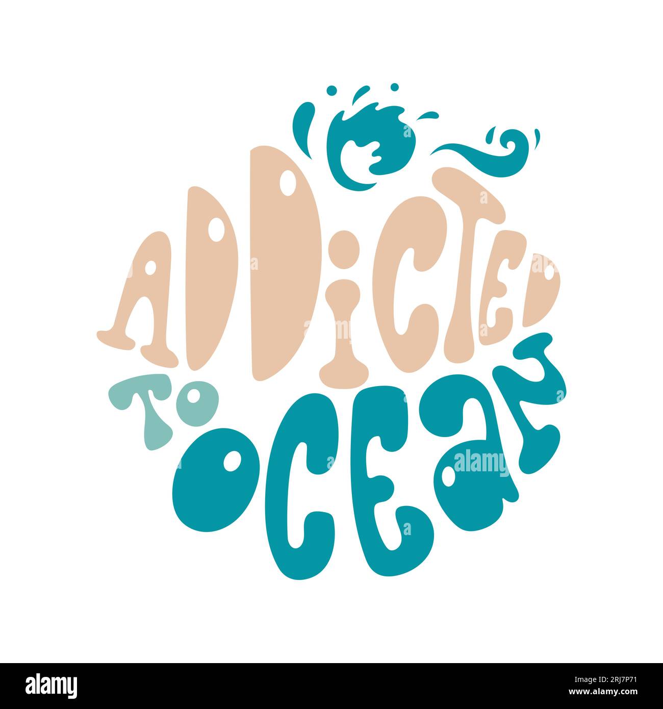 Ocean slogan Cut Out Stock Images & Pictures - Alamy