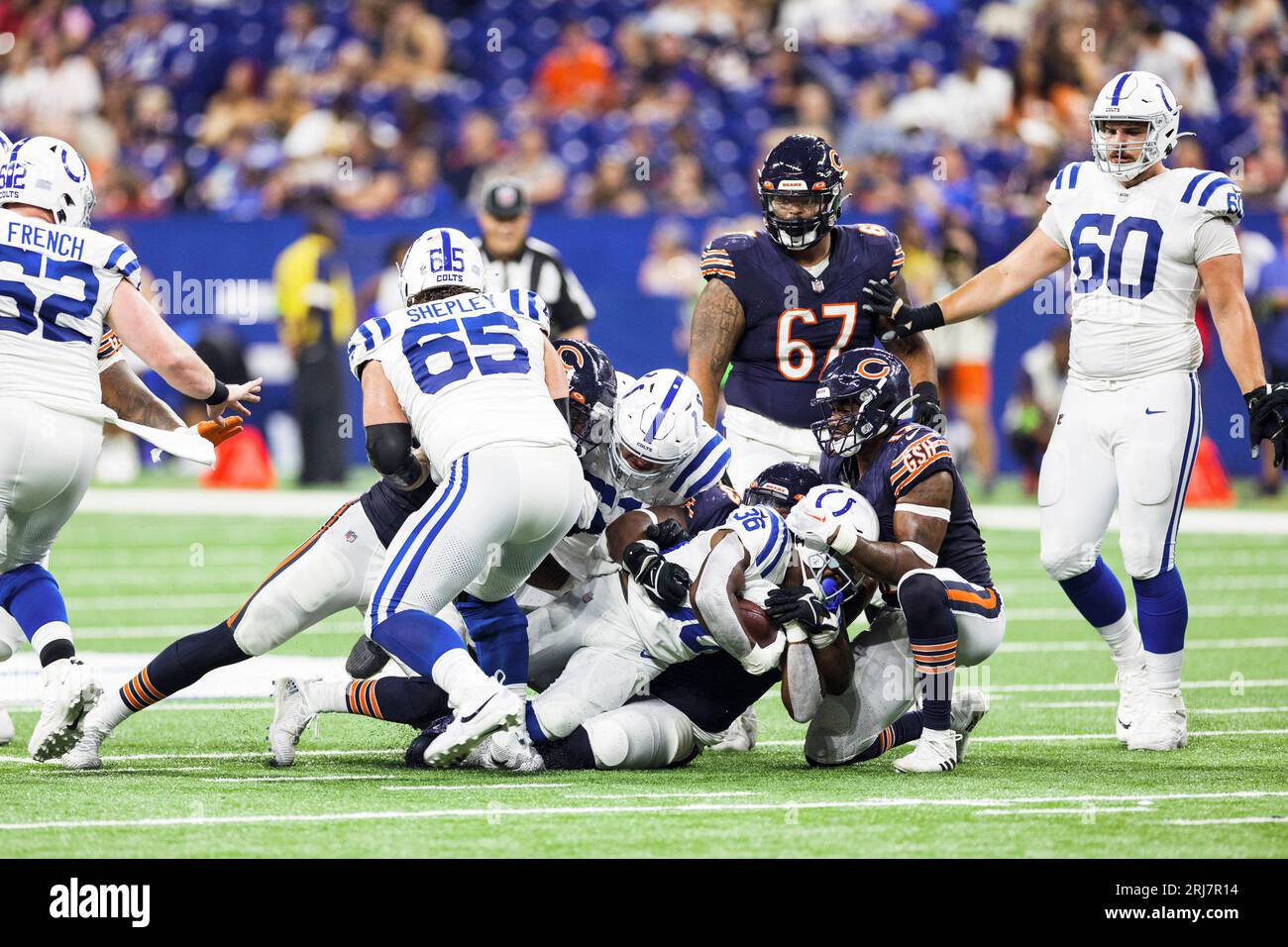 August 19, 2023: Indianapolis Colts running back Jason Huntley (36 ...