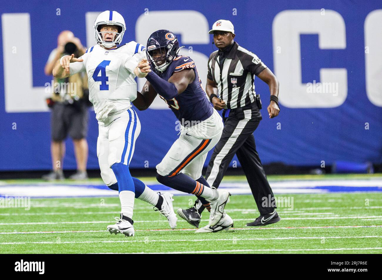 August 19, 2023: Chicago Bears defensive lineman D'Anthony Jones (63 ...