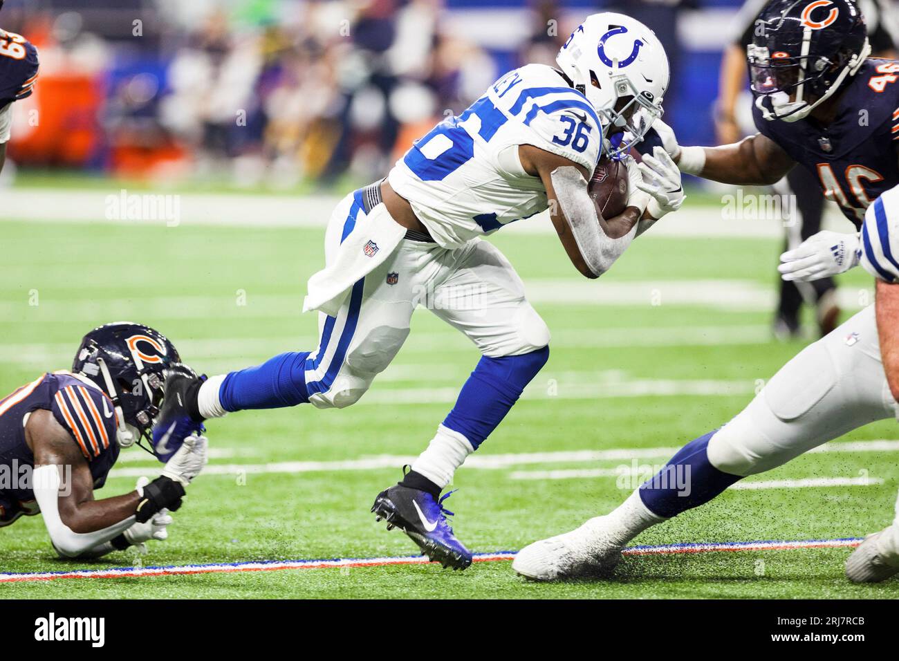 August 19, 2023: Indianapolis Colts running back Jason Huntley (36 ...