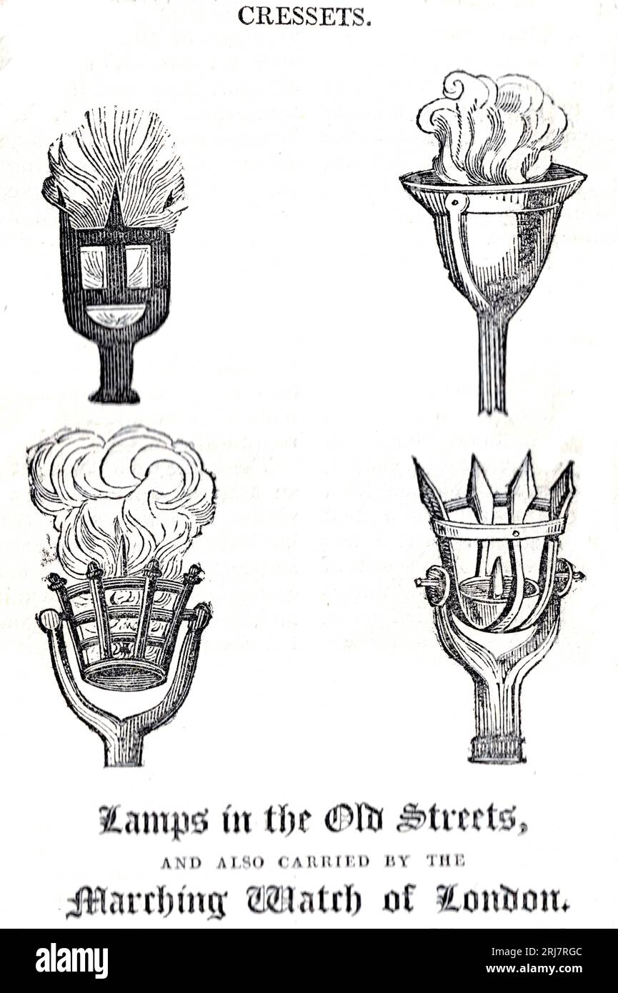 The Every-Day Book, William Hone (London, 1826) - p.832 - cressets ...