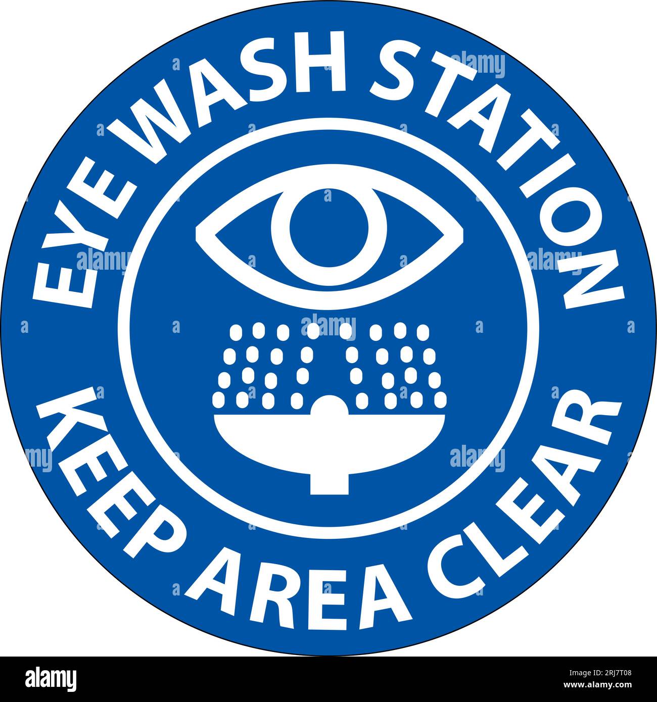 Floor Sign Eye Wash Station - Keep Area Clear Stock Vector Image & Art ... Floor Sign Eye Wash Station - Keep Area Clear Stock Vector Image & Art ...