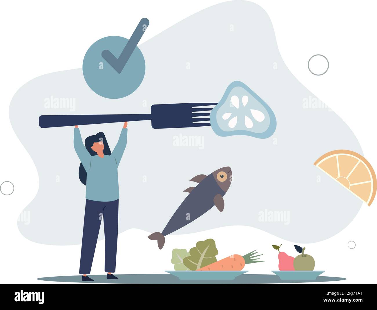 Mindful eating and healthy, balanced food awareness.Think about what ...