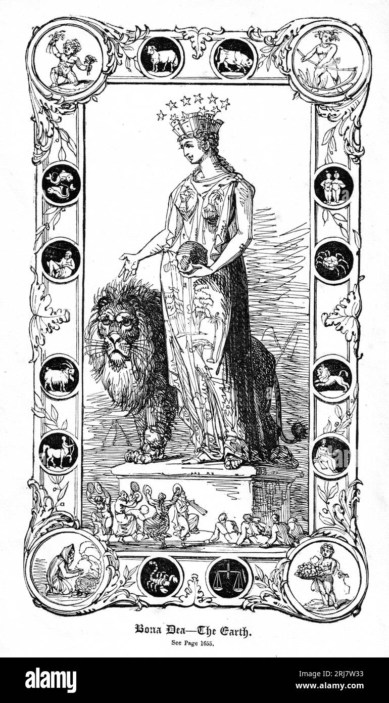 The Every-Day Book, William Hone (London, 1826) - Bona Dea -The Earth ...