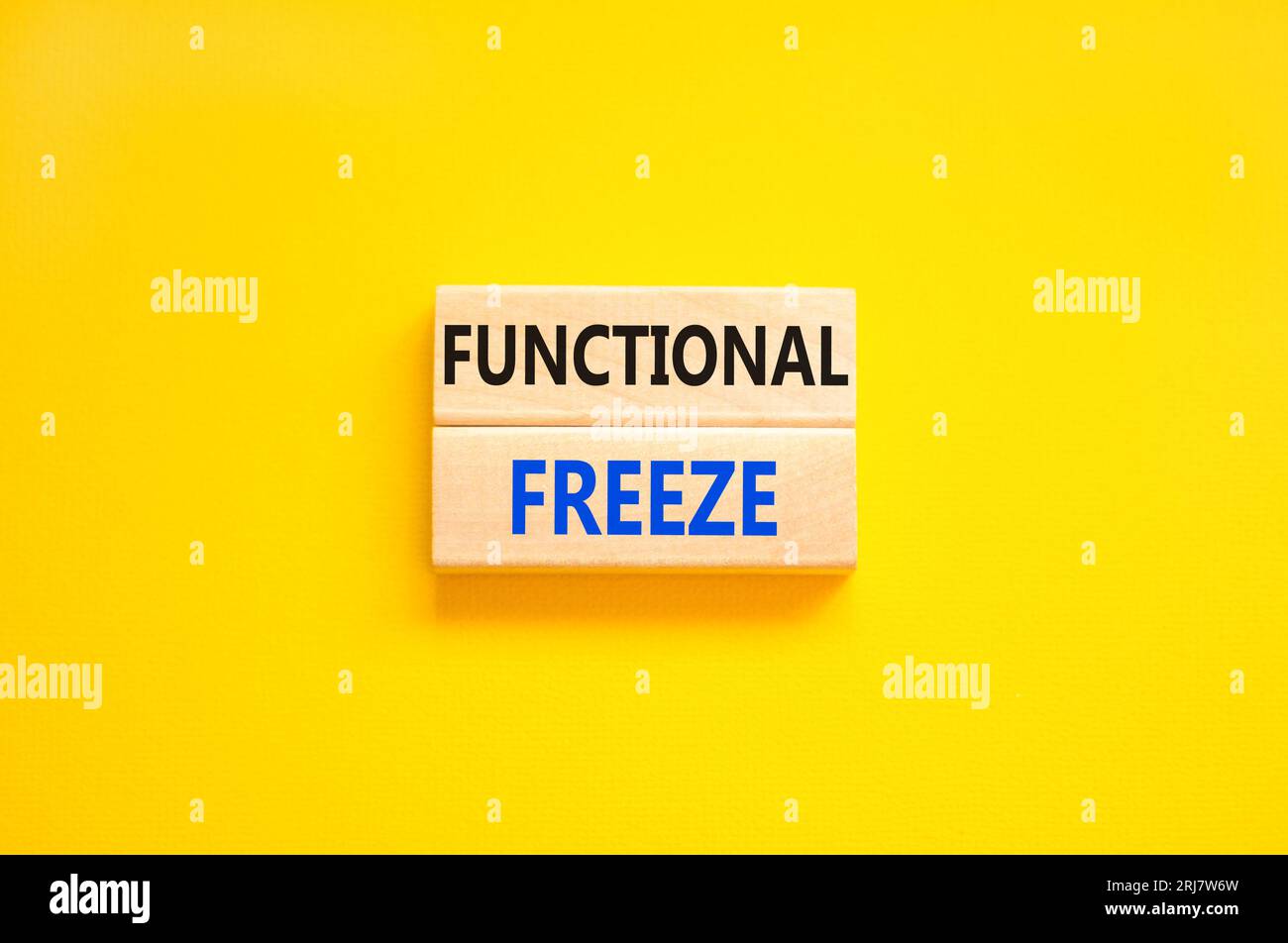 Functional freeze symbol. Concept words Functional freeze on beautiful ...