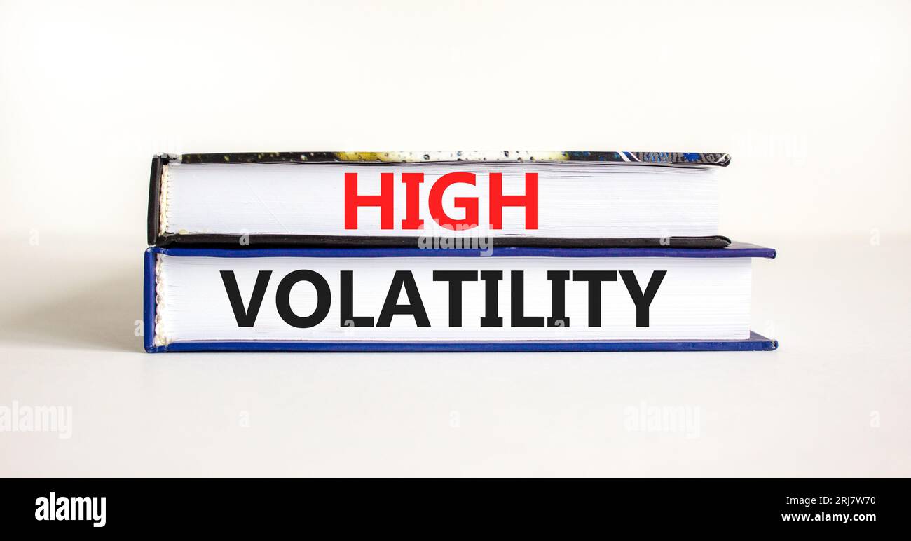 High volatility symbol. Concept words High volatility on beautiful ...