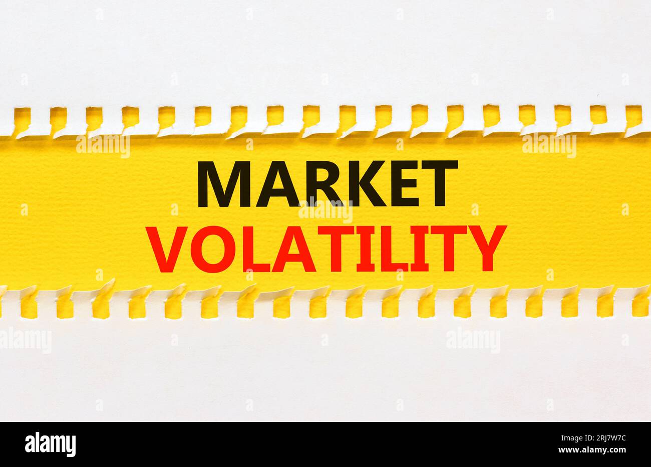 Market volatility symbol. Concept words Market volatility on beautiful ...