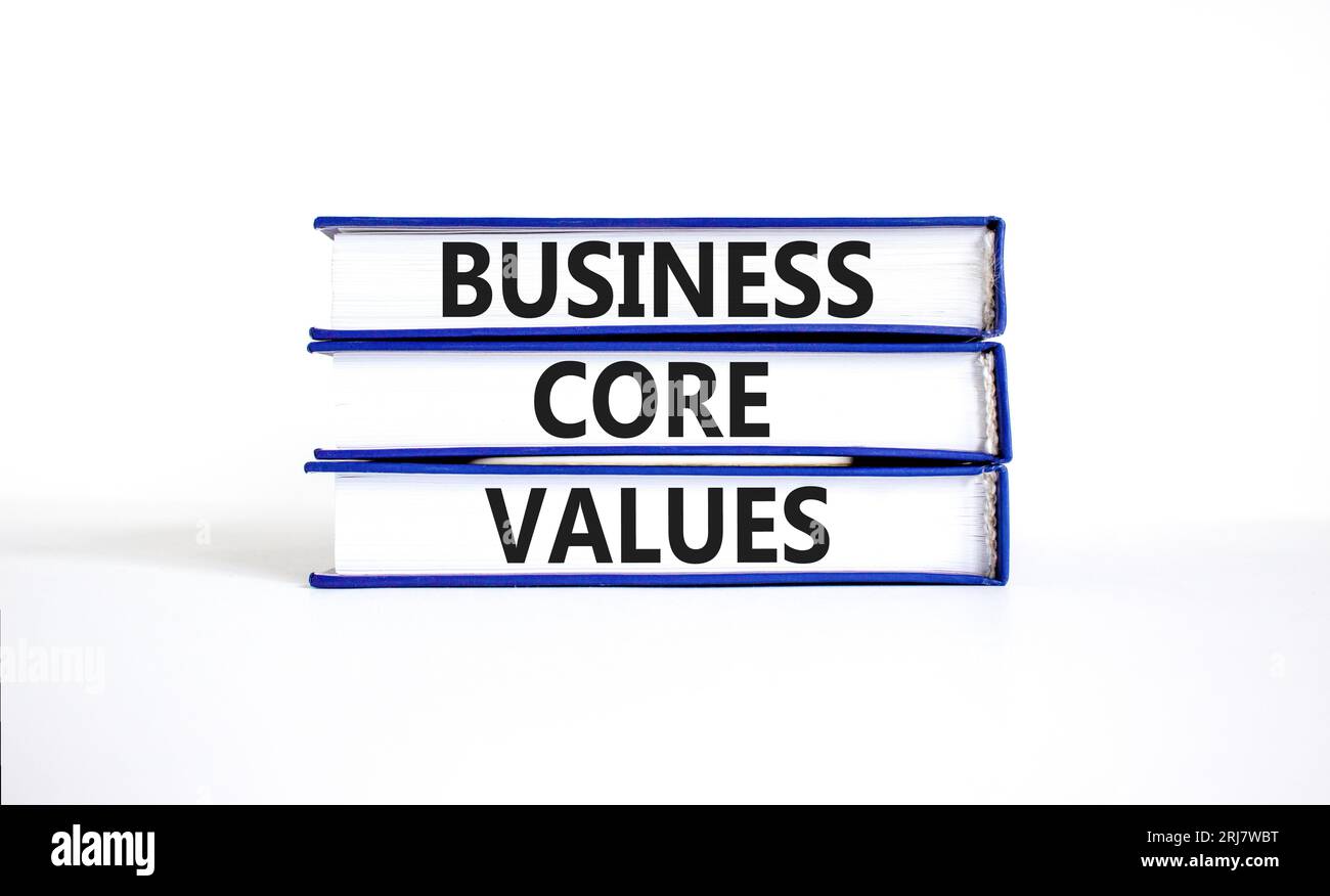 Business core values symbol. Concept words Business core values on ...