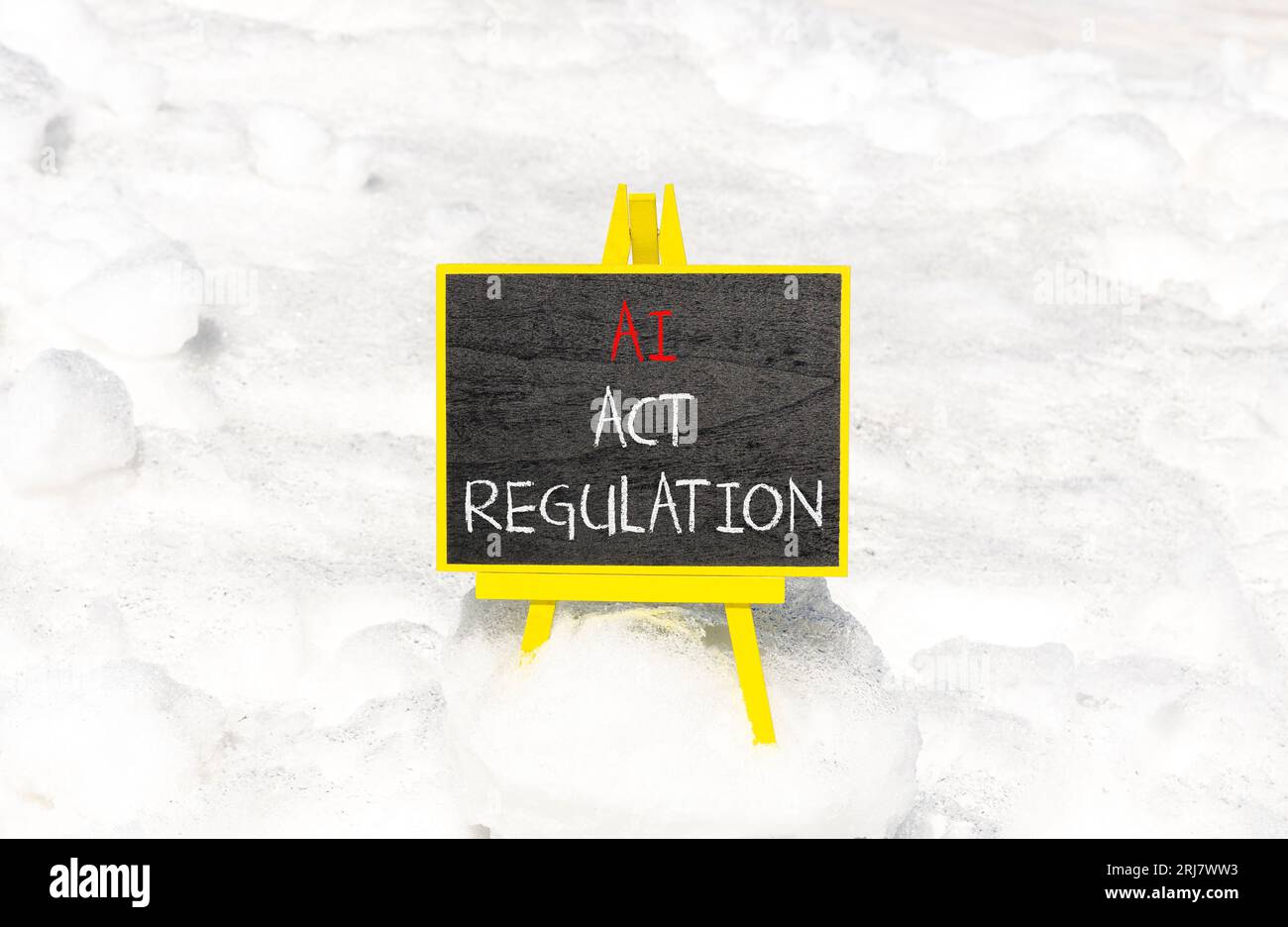 AI act regulation symbol. Concept words AI artificial intelligence act ...