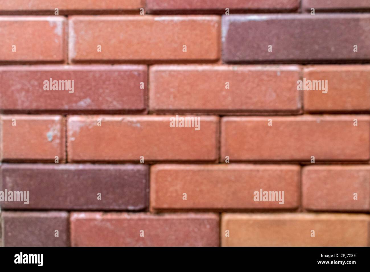 Old and aged red brick wall texture background with vignetting. Red ...