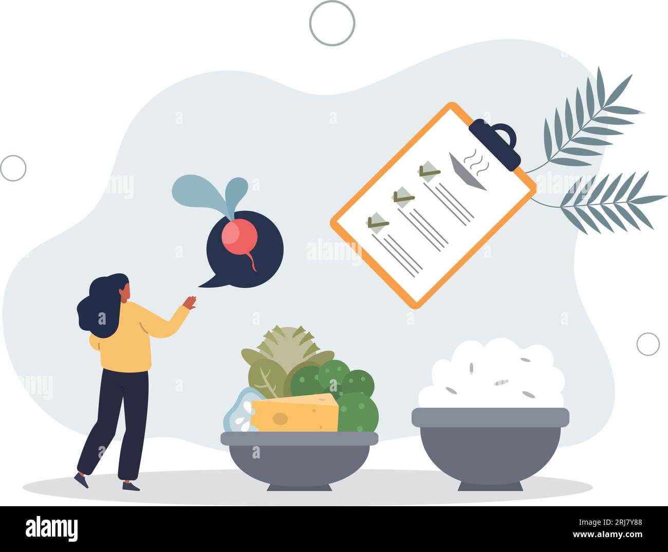 Meal planning as plan for effective food preparation.Healthy eating ...