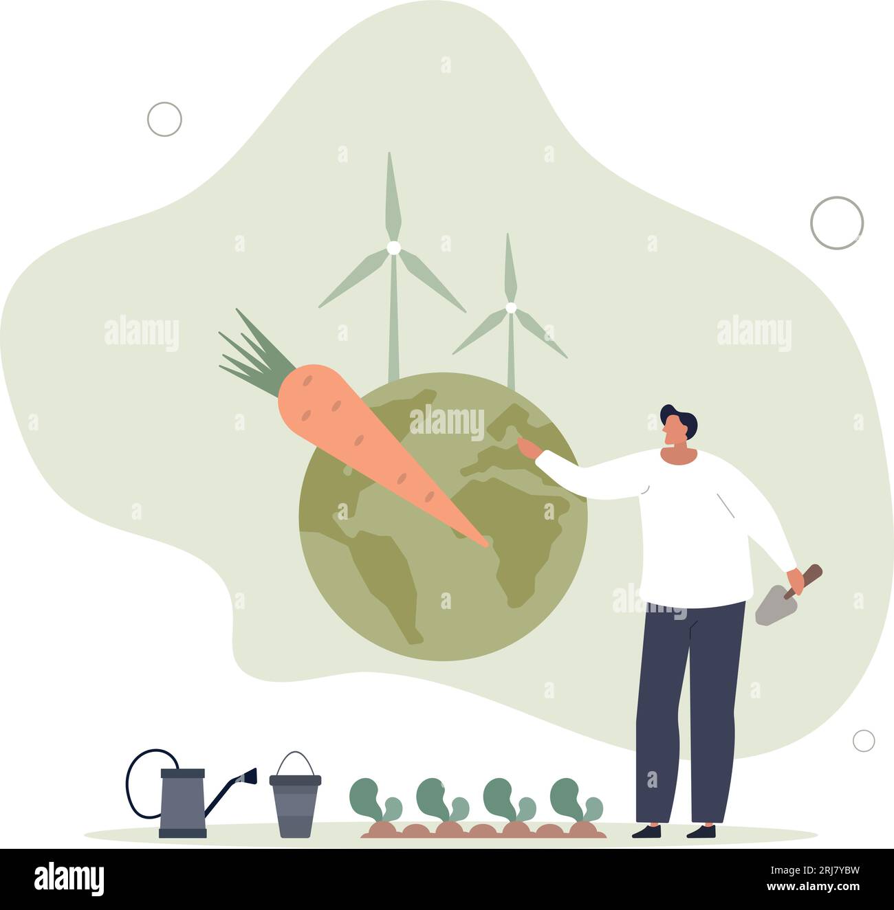 Sustainable agriculture and ecological slow food growth.Environmental ...