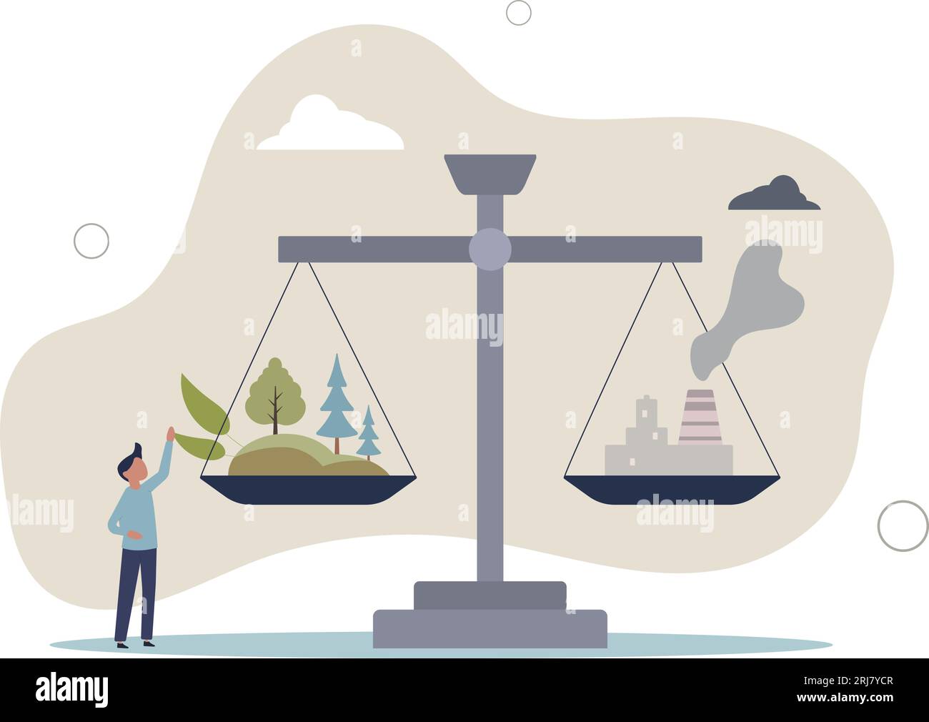 Net zero emissions and carbon dioxide CO2 neutral balance .Strategy to ...