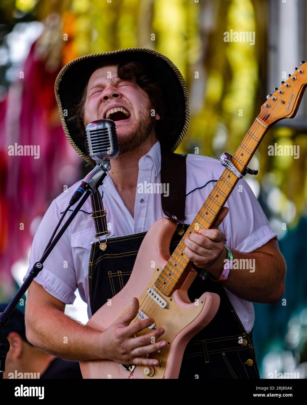 Early James performing at the ACL Music Fest Stock Photo - Alamy