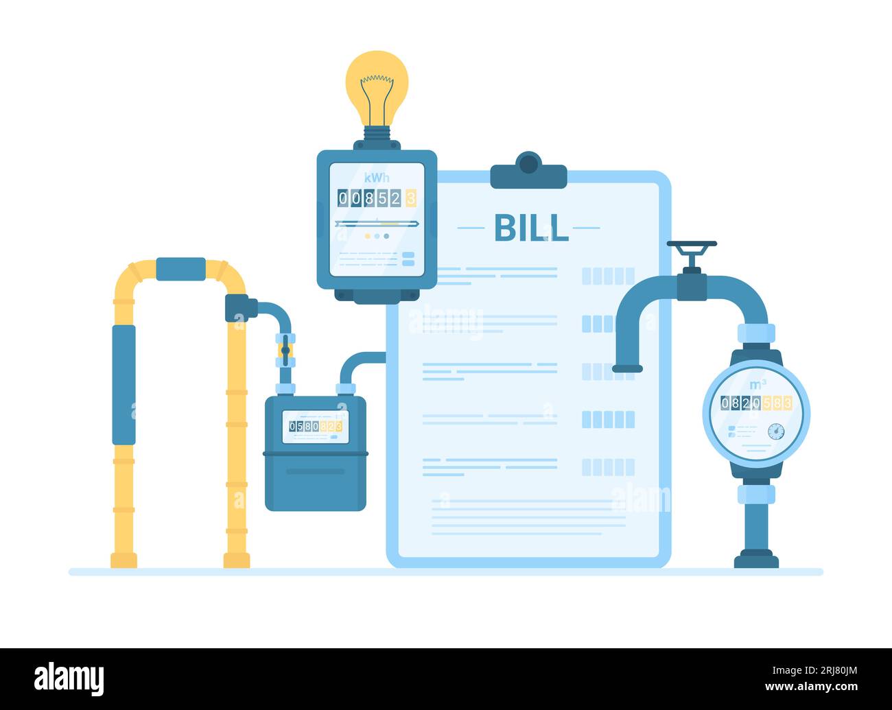 Power supply facilities Cut Out Stock Images & Pictures - Alamy