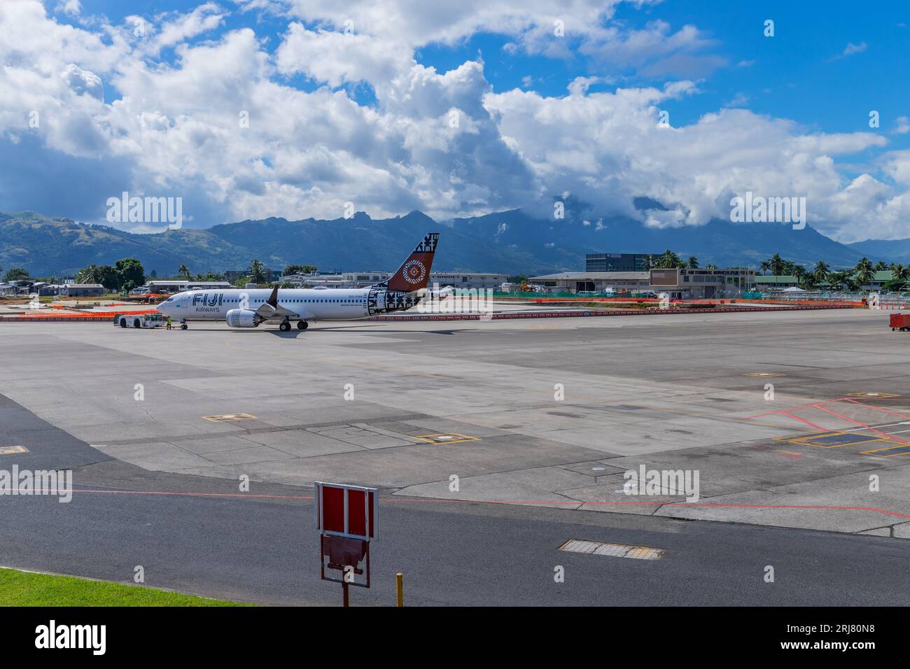 Port Vila, Vanuatu: 01 June 2023: Bauerfield International Airport, Port Vila, Efate Island ...