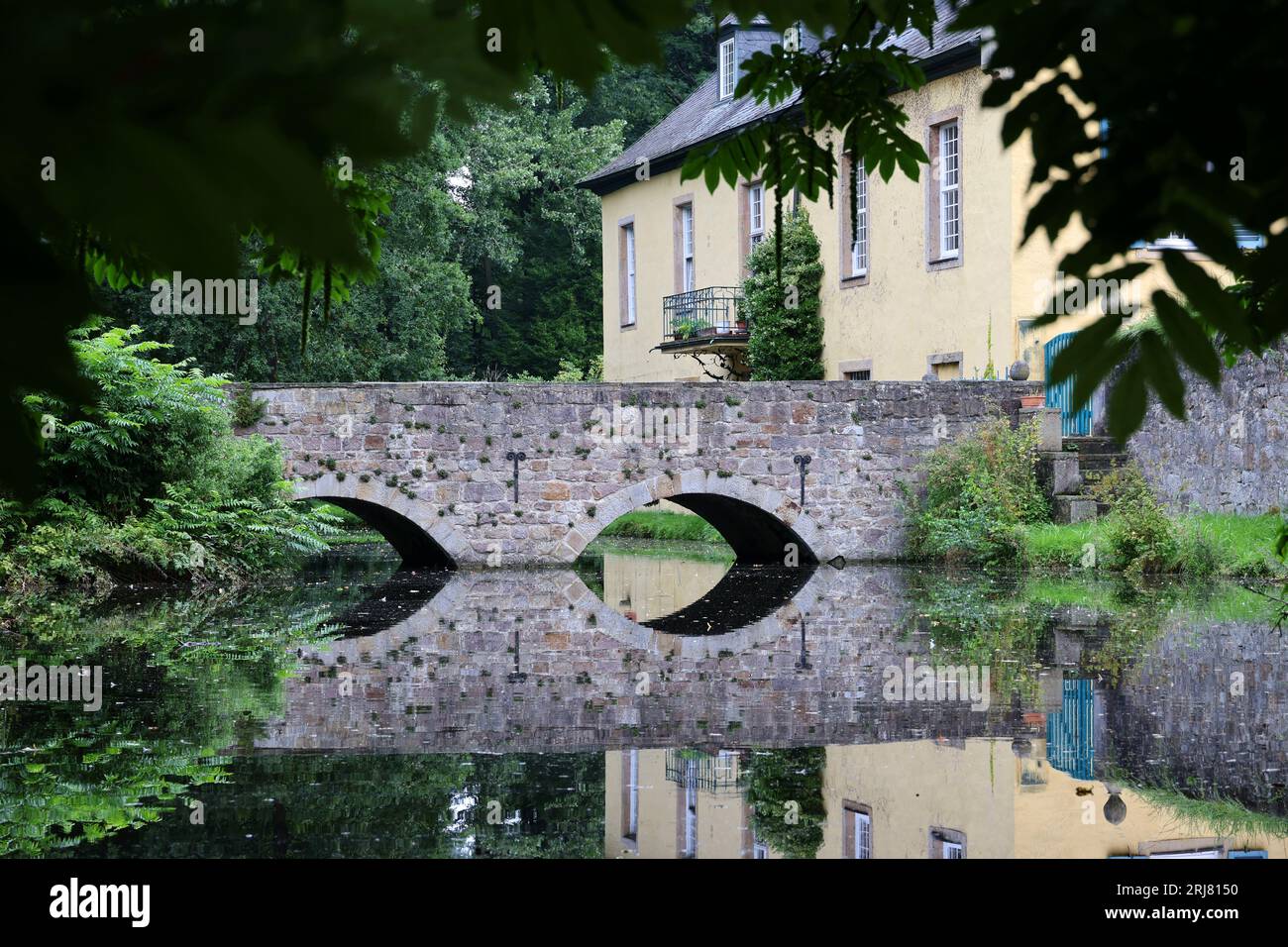 Stonebridge at Haus Cappeln in Westerkappeln, Germany Stock Photo - Alamy